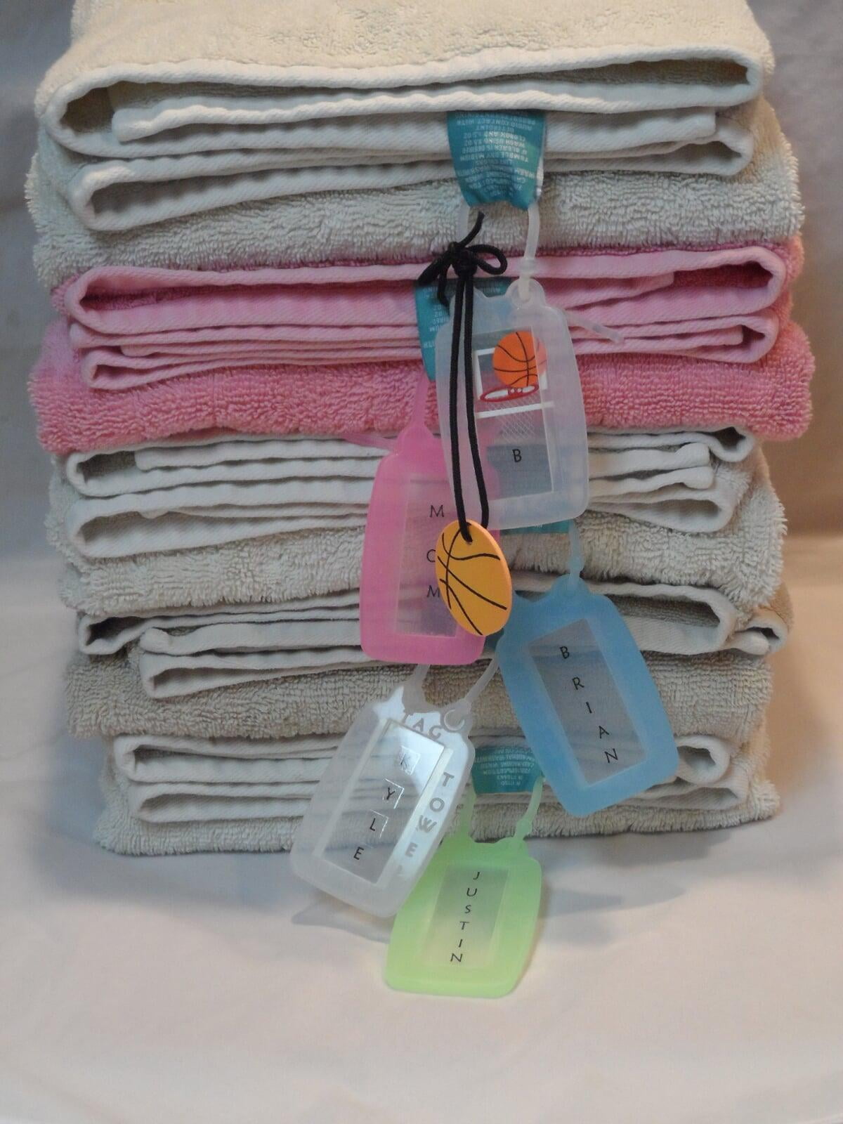TOWEL TAG id | Self personalizing name identifiers